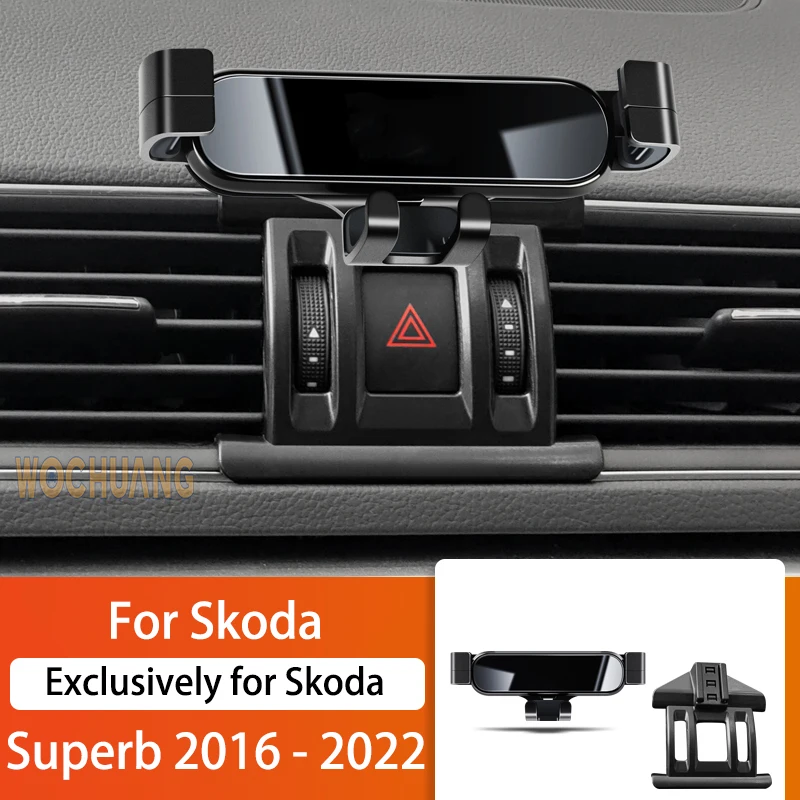 Car-Mobile-Phone-Holder-For-Skoda-Superb-2016-2022-360-Degree-Rotating ...