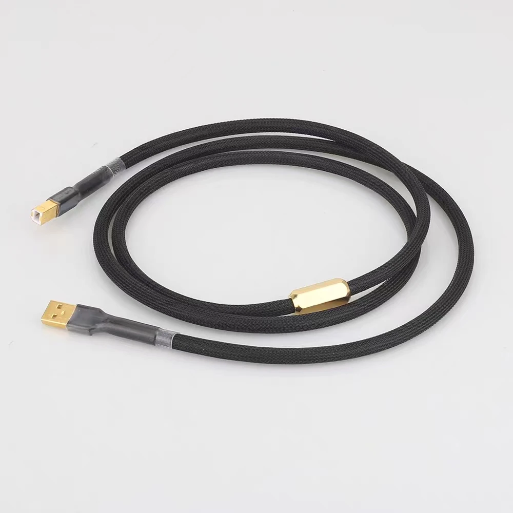 5N-OCC-pure-copper-DAC-USB-2-0-cable-Sound-decoders-Data-wire-With-Gold ...