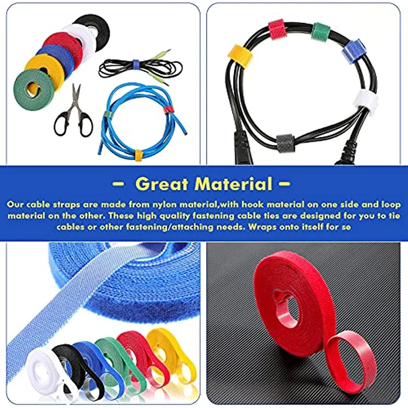 Reusable Velcro Cable Straps 1 Roll Of Hook And Loop (Velcro) Cable ...
