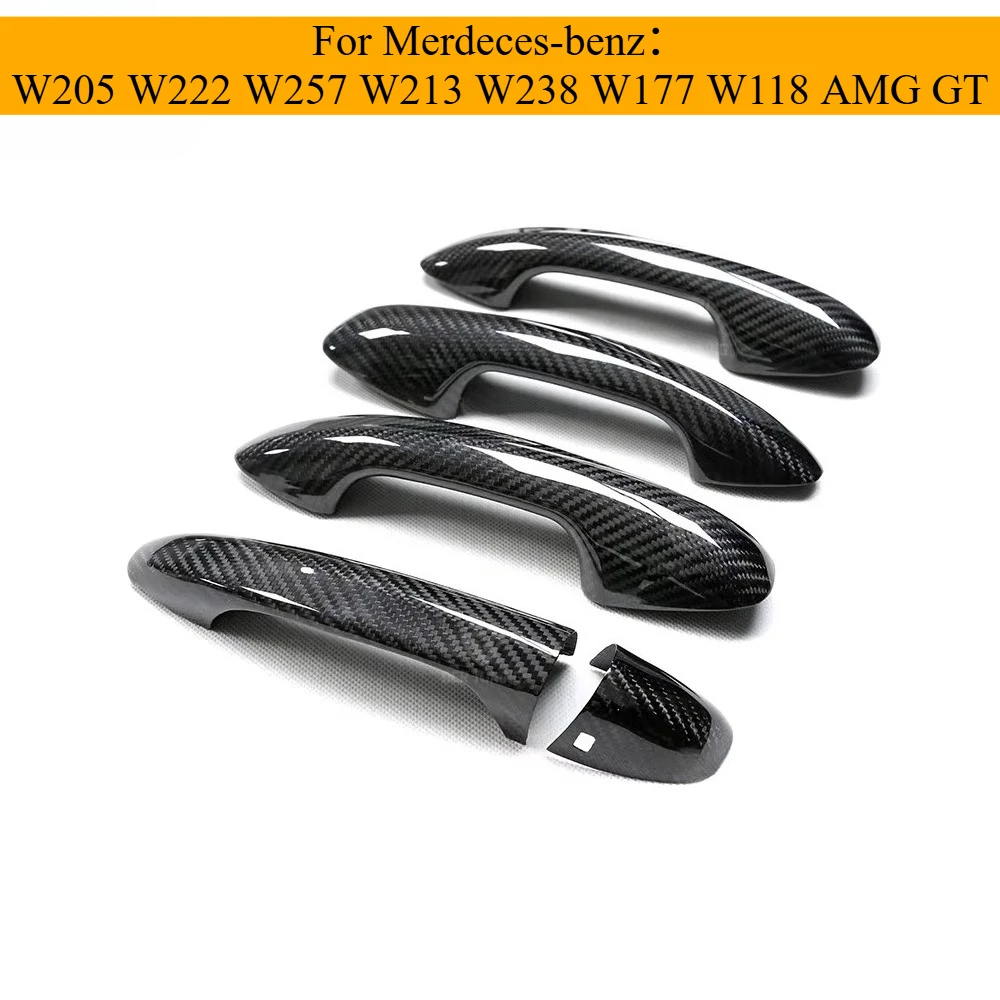 Carbon Fiber Door Handle Cover for Merdeces-benz W205 W222 W257 W213 ...