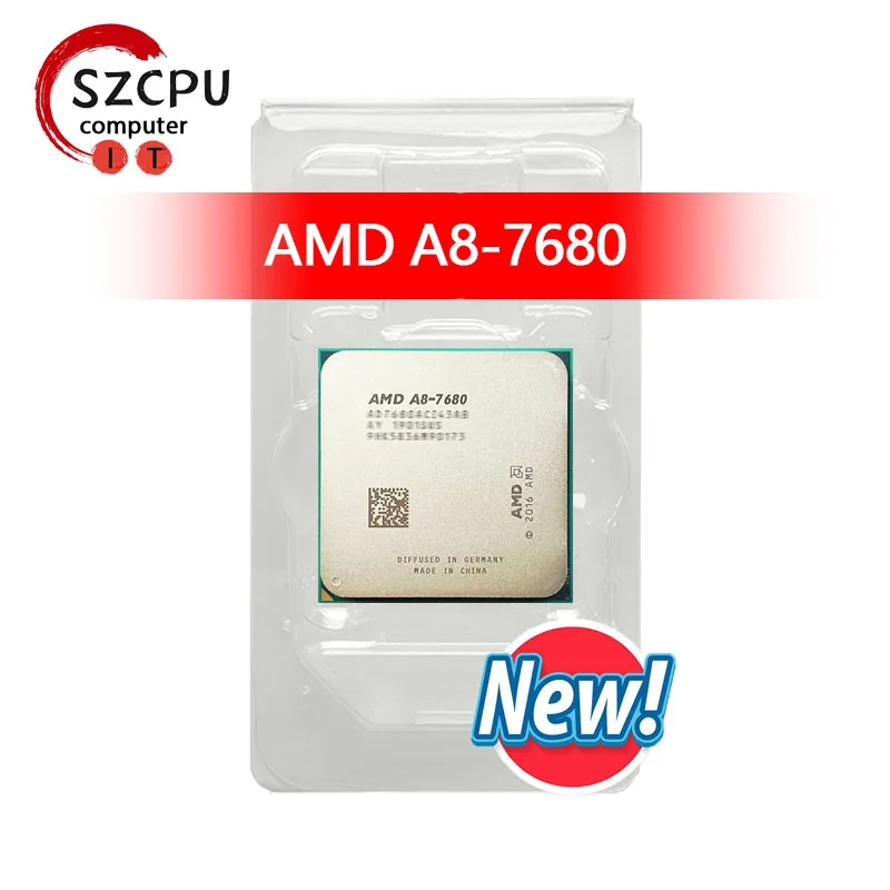 AMD A8-Series A8-7680 New A8 7680 3.5GHz Used Quad-Core Quad-Thread CPU AD7680ACI43AB 45W Socket ...