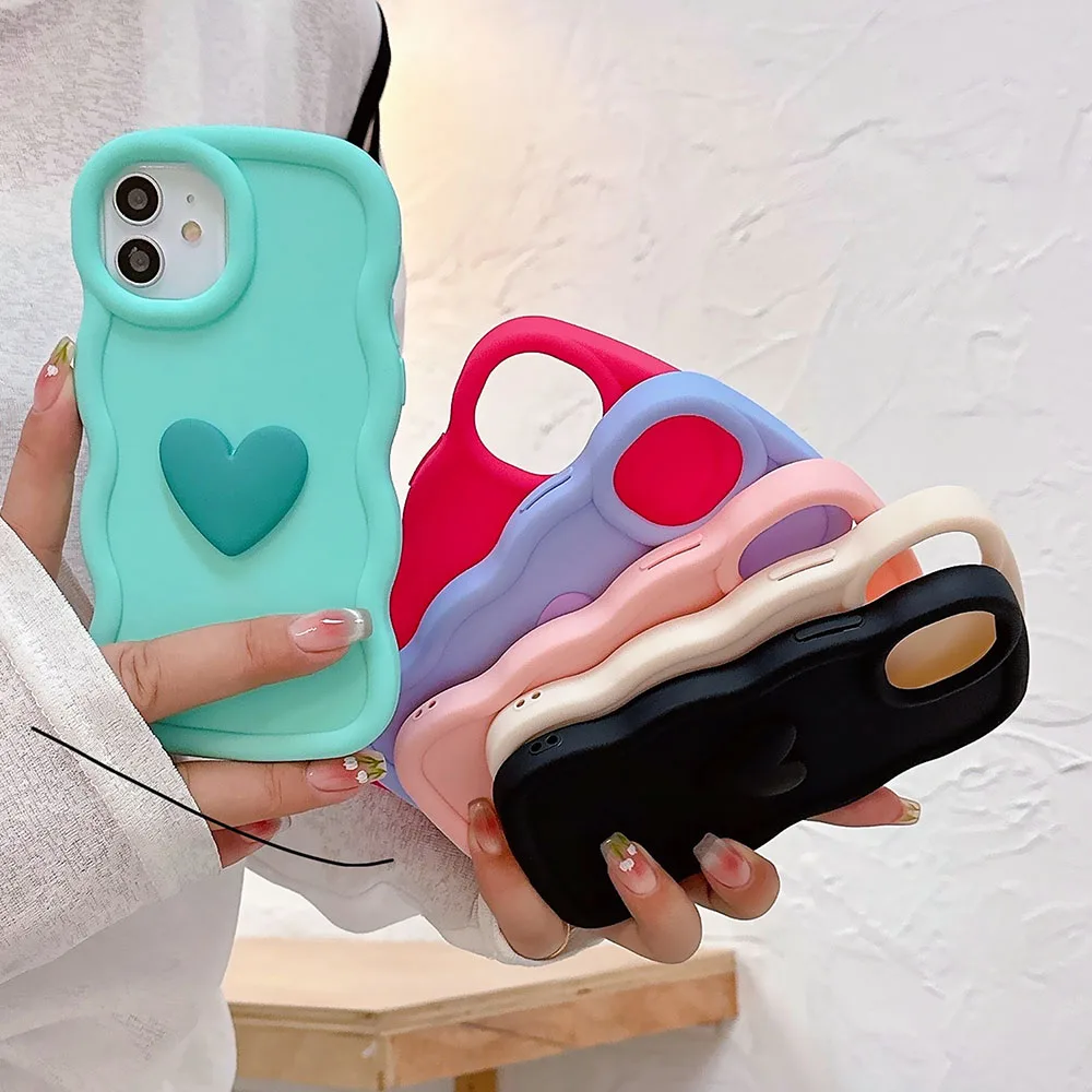 G24-Love-Heart-Candy-Wavy-Silicone-Case-On-For-Motorola-Moto-G04-G14 ...