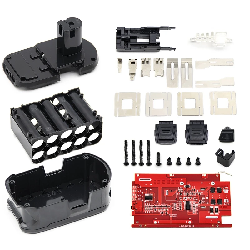 P108 10x18650 Li-ion Battery Plastic Case Charging Protection Circuit ...