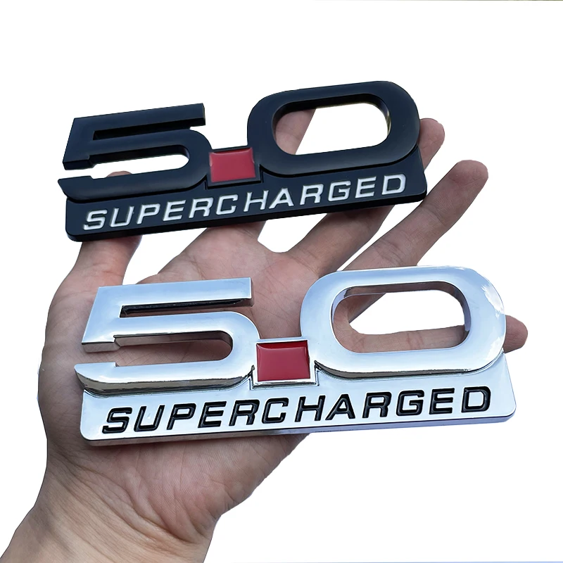 Car-3D-Metal-5-0-Supercharged-Fender-Logo-Decals-Sticker-For-Ford ...
