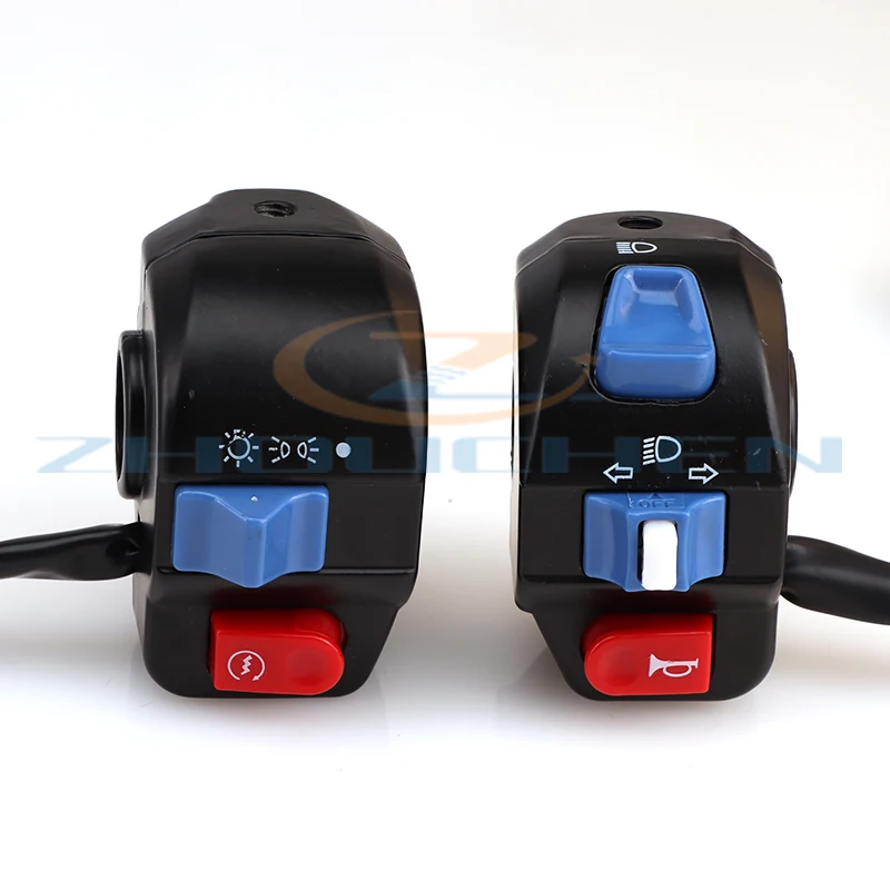 22mm Motorcycle Switches Motorbike Horn Button Turn Signal Electric Fog Lamp Light Start ...