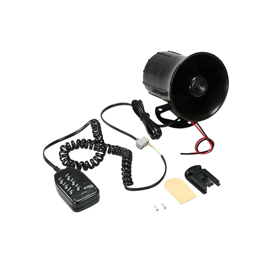 Car-Motorcycle-Megaphone-6-Tone-Loud-Speaker-Traditional-Hooter-Ringing ...