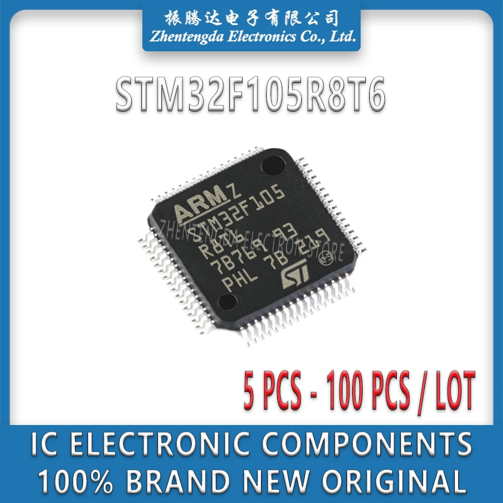 STM32F105R8T6 STM32F105R8 STM32F105 STM32F STM32 STM IC MCU Chip LQFP-64