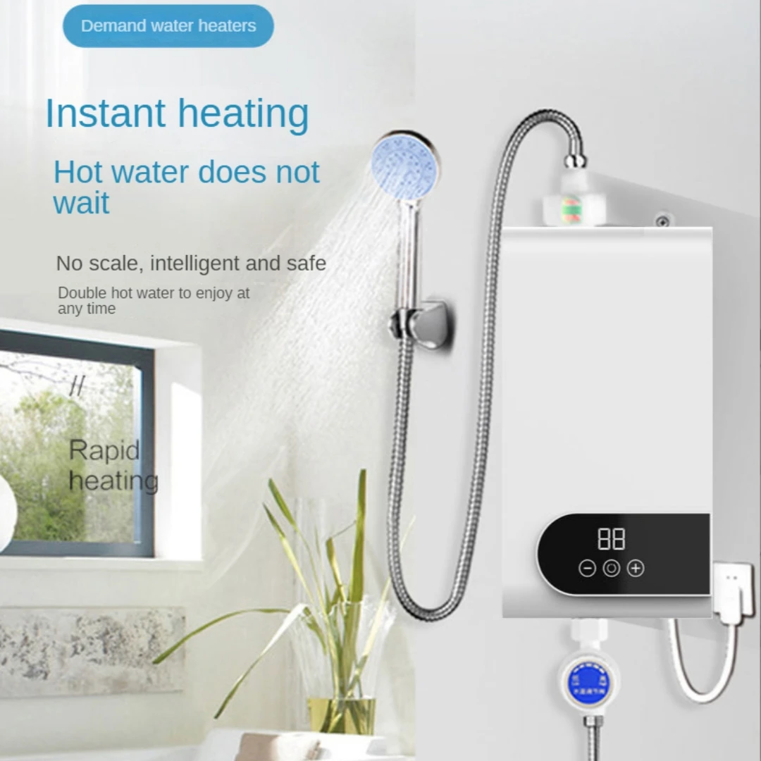 Instant Water Heater 220V 5500W Portable Electric Heaters for Bathroom ...