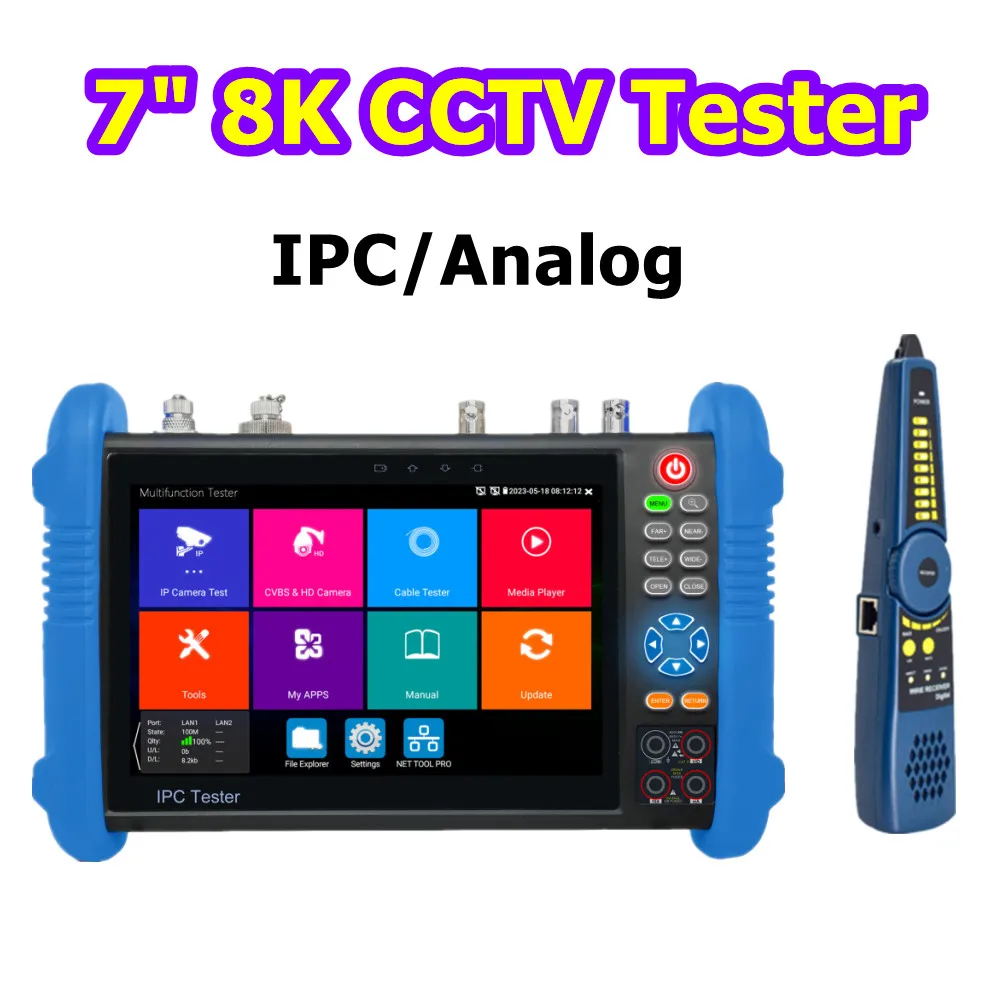 Upgraded-IPC-9800-CLMOVTADHS-Pro-IPC-CCTV-Tester-8MP-AHD-CVI-TVI-Camera ...