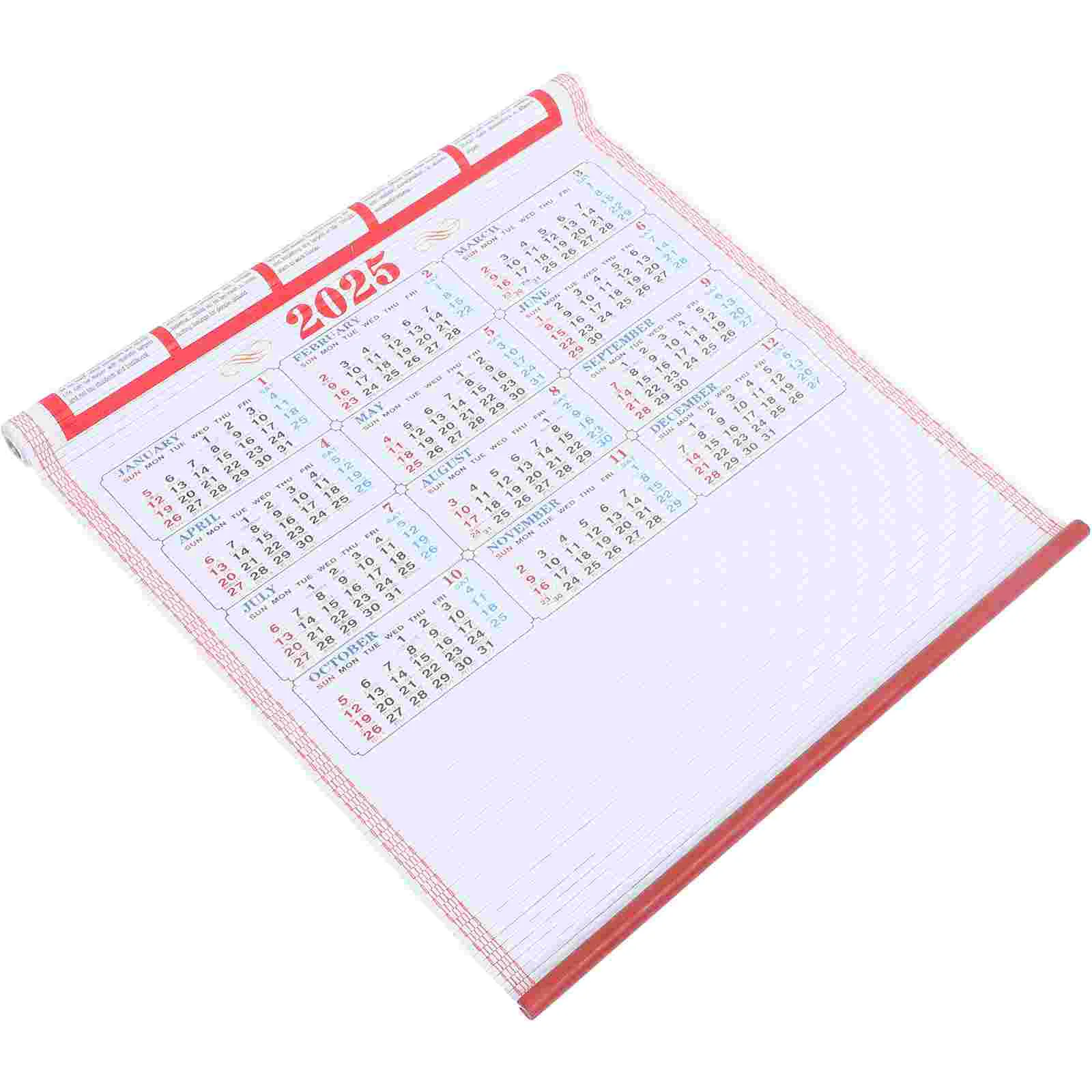 Year-of-The-Snake-Hanging-Scroll-Calendar-Delicate-Wall-Household-Clear ...