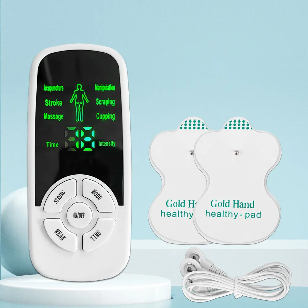 Electric-Tens-Unit-Digital-Therapy-Machine-EMS-Muscle-Stimulator-Low ...
