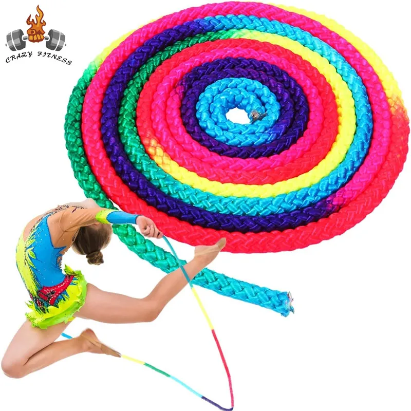 Gymnastics Arts Rope Jumping Rope Exercise Fitness Rainbow Color Sports ...
