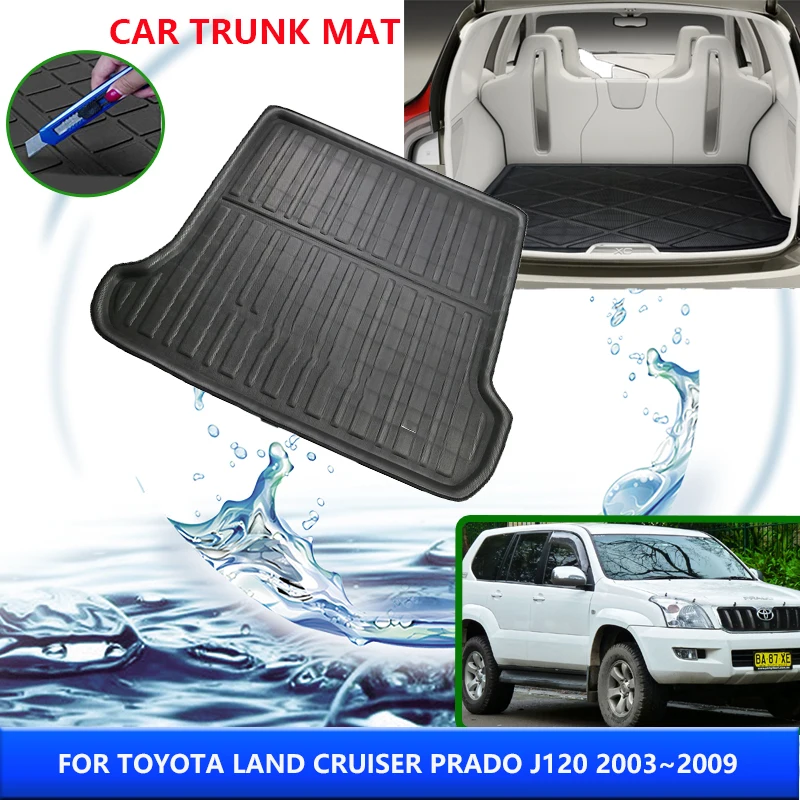 Trunk Mat For Toyota Land Cruiser Prado 120 J120 FJ120 LC120 Lexus GX ...