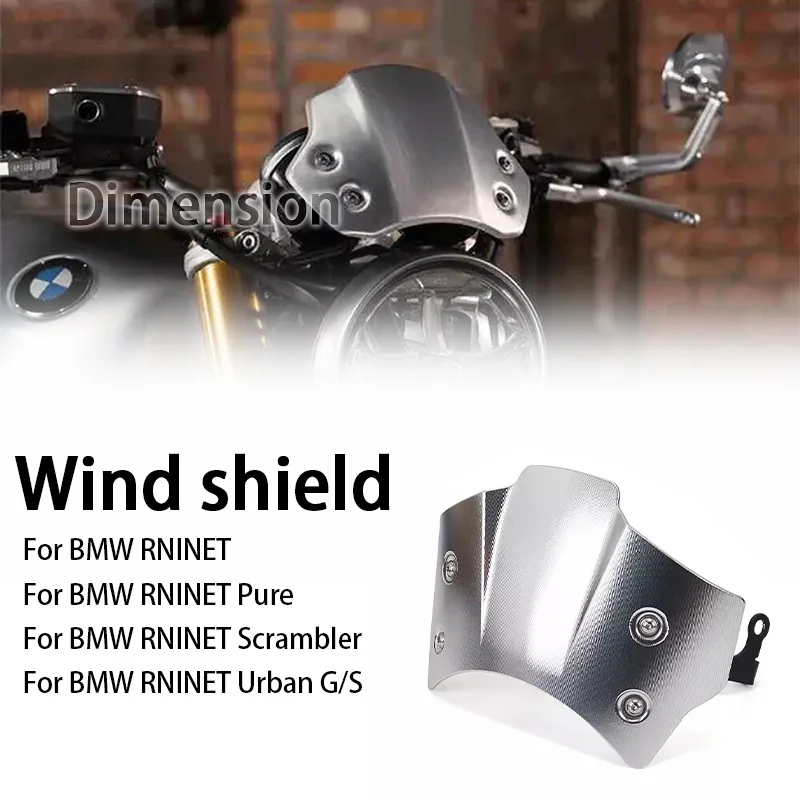 Motorcycle-Windshield-For-BMW-R-NINET-NINET-RNINE-T-9-T-Racer-Pure ...