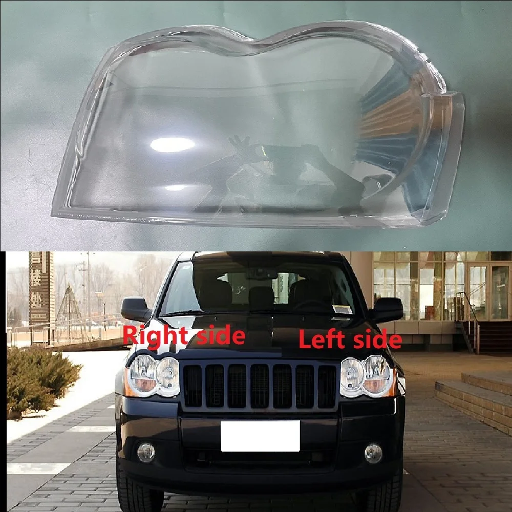 Car Headlight Cover For Jeep Grand Cherokee 2005 2010 Headlamp Lens ...