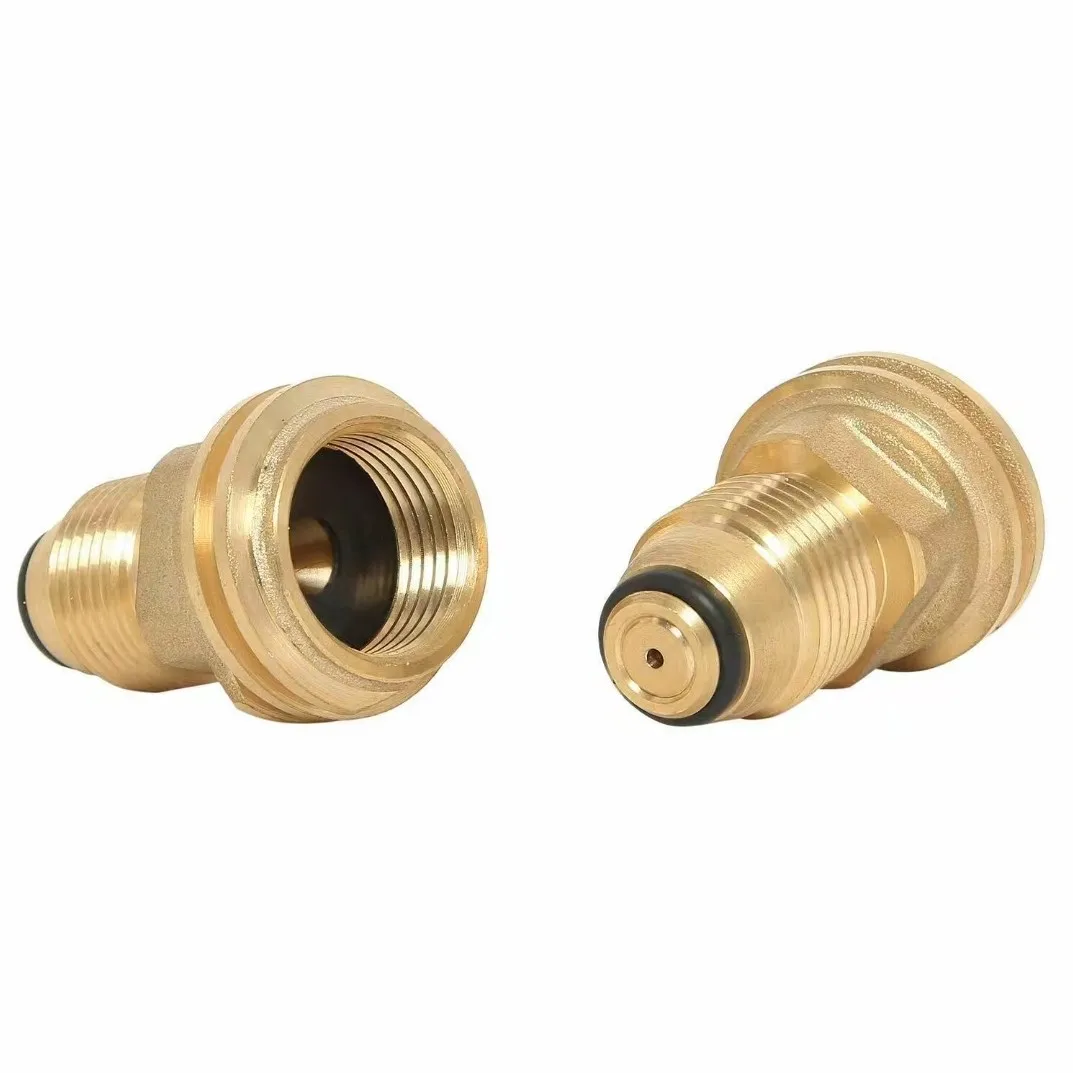 Propane-LP-TANK-POL-Service-Valve-to-QCC-Outlet-Brass-Adapter-Part ...