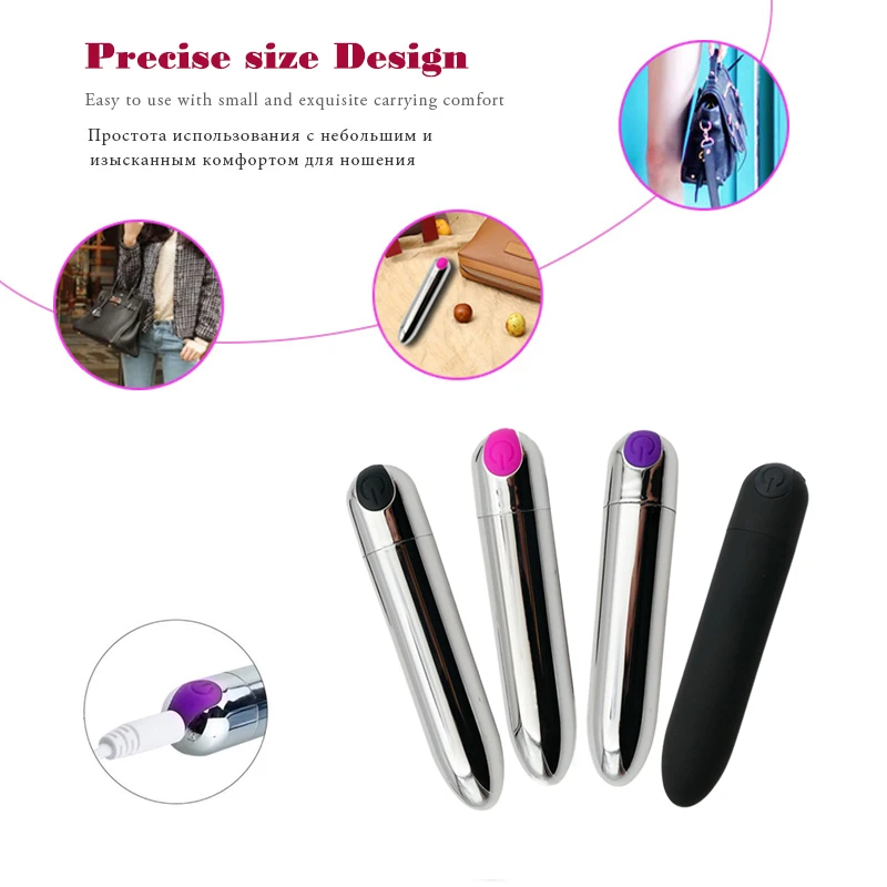 Poweful Bullet Vibrator Usb Charge Sex Toys Mini Bullets Vibrators For Women Vibrating Clitoral