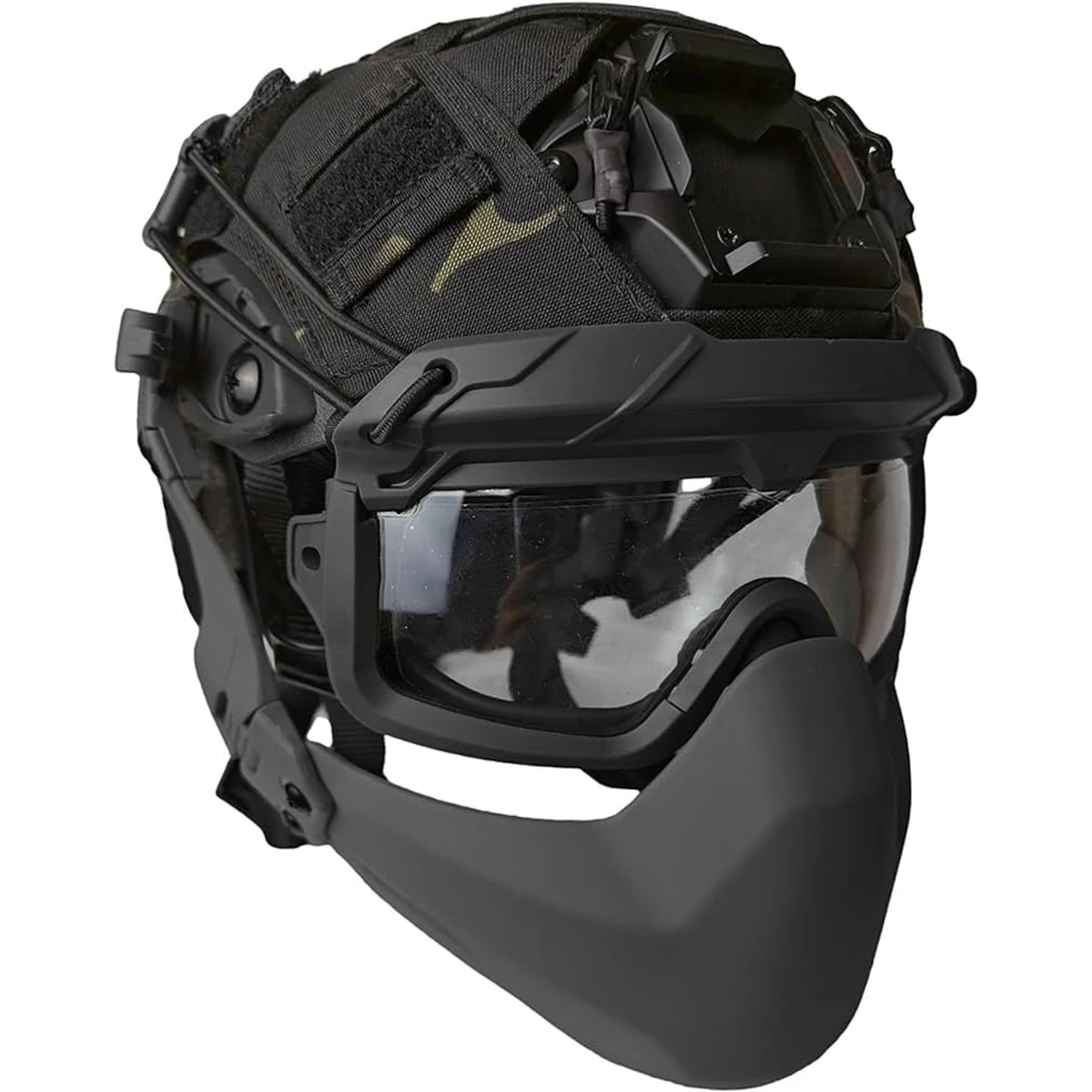Airsoft-Helmet-Fast-Tactical-Helmet-with-Half-Mask-Multicam-Helmet ...