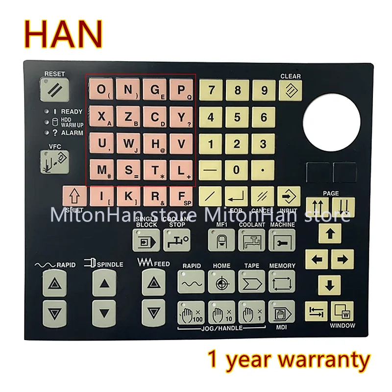 New-For-System-Machining-center-Lathe-Membrane-Keypad-Button-Keyboard ...