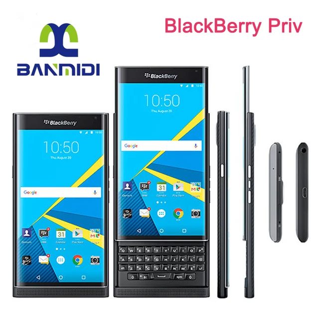 Unlocked Original BlackBerry Priv Mobile Cell Phone 5.4' AMOLED ...