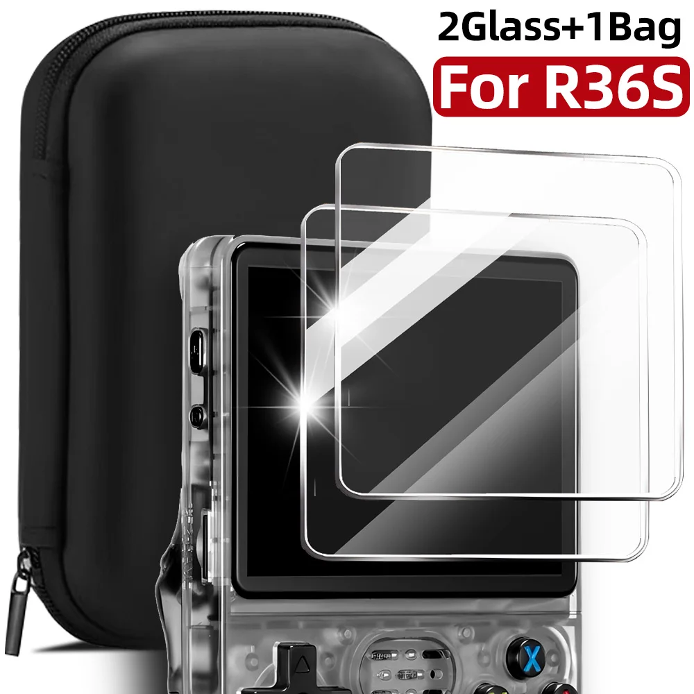 Glass+Bag for R36S/R35S Handheld Screen Protector Tempered Glass ...