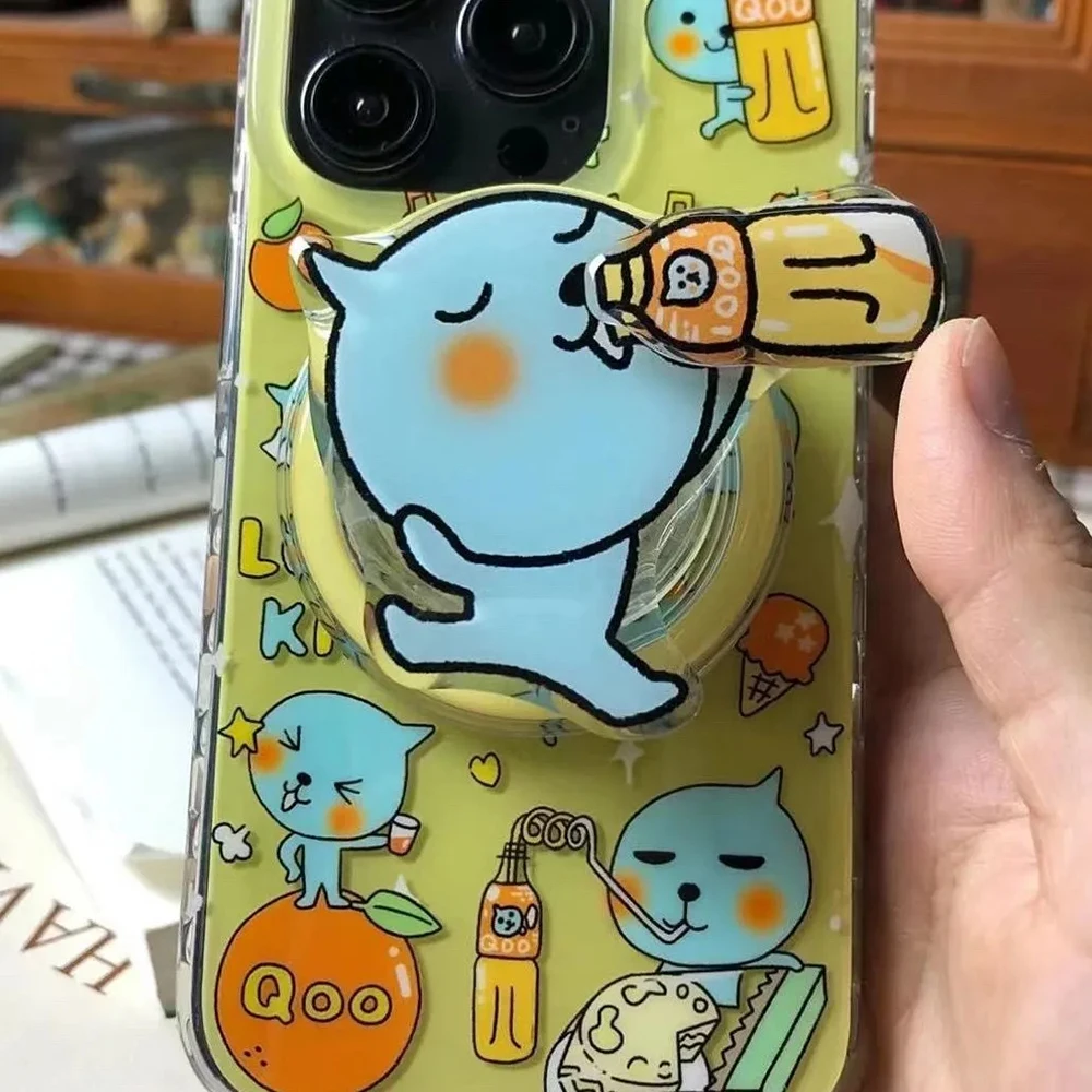 Anime-Qoo-Orange-Juice-Life-Cartoon-Phone-Case-Suit-for-Iphone15-14-13 ...