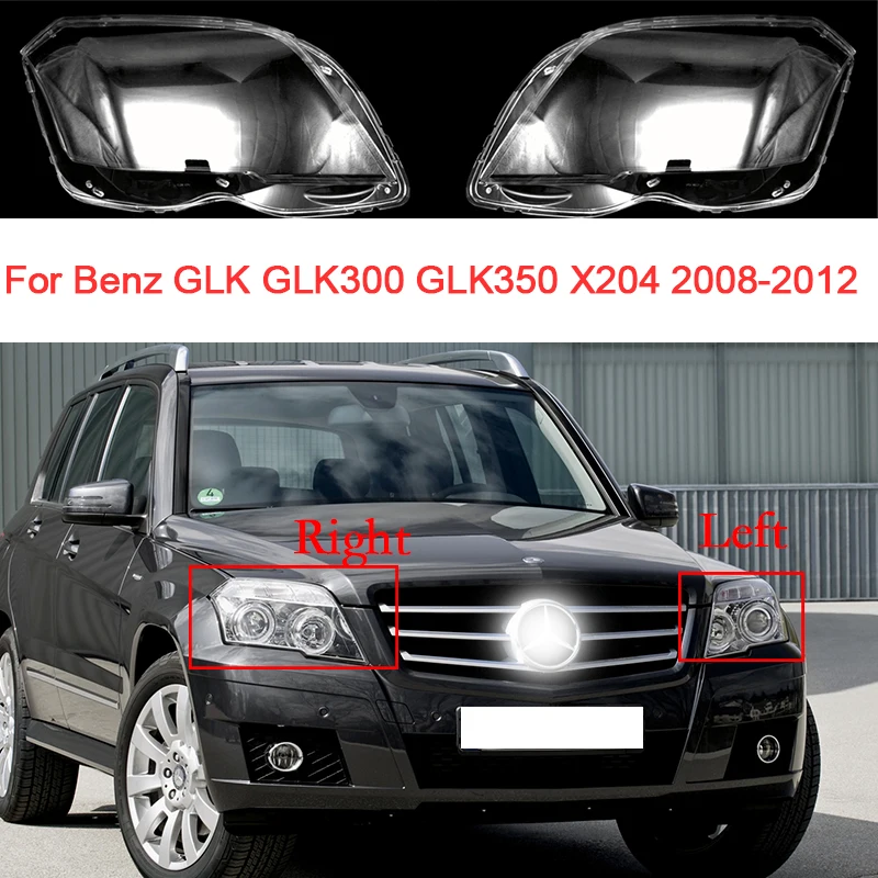 For-Benz-GLK-GLK300-GLK350-X204-2008-2012-Car-Headlight-Glass ...