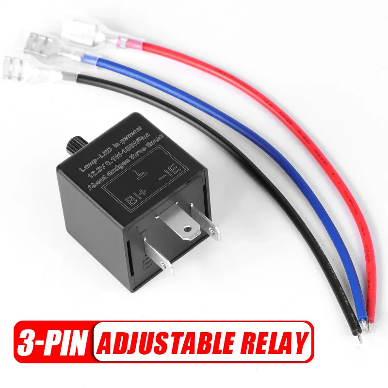 3Pin-12V-24V-Motorcycle-LED-Flasher-Relay-Automotive-Electronic ...