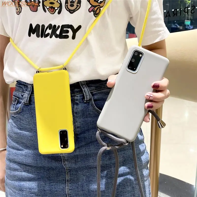 Crossbody-Necklace-Strap-Lanyard-Cord-Phone-Case-For-Samsung-Galaxy-A10 ...