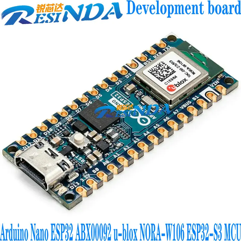 Arduino Nano Esp32 Abx00092 U Blox Nora W106 Esp32 S3 Mcu Development
