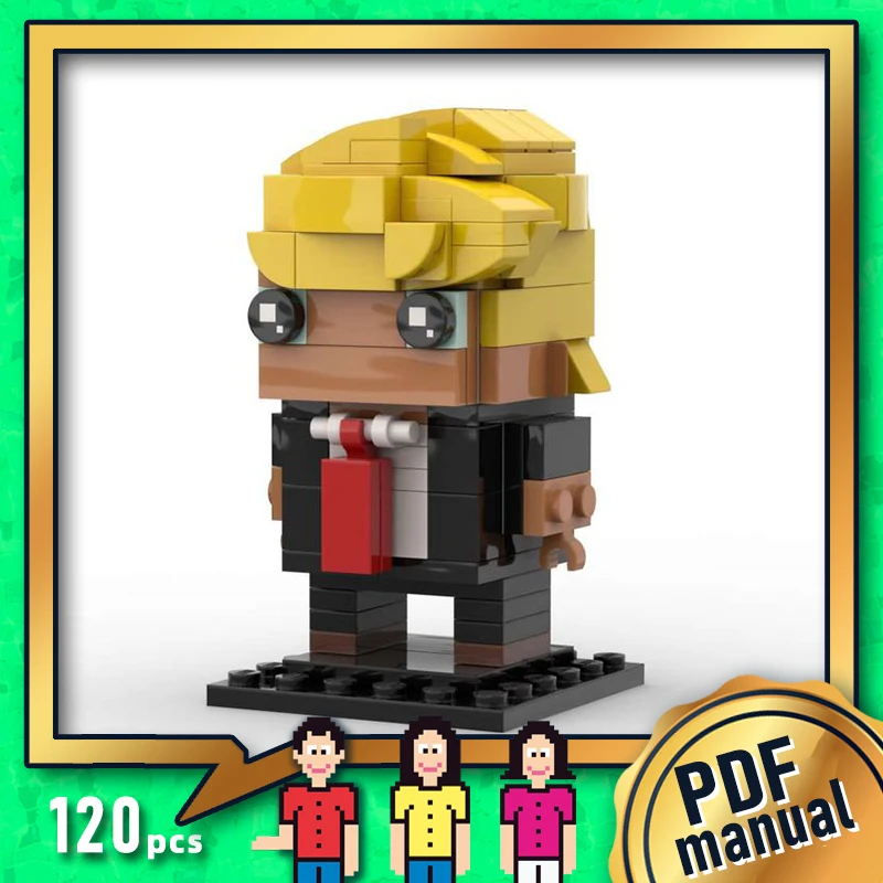 president-celebrity-famous-guy-Superstar-Building-Block-Cartoon-Bricks ...