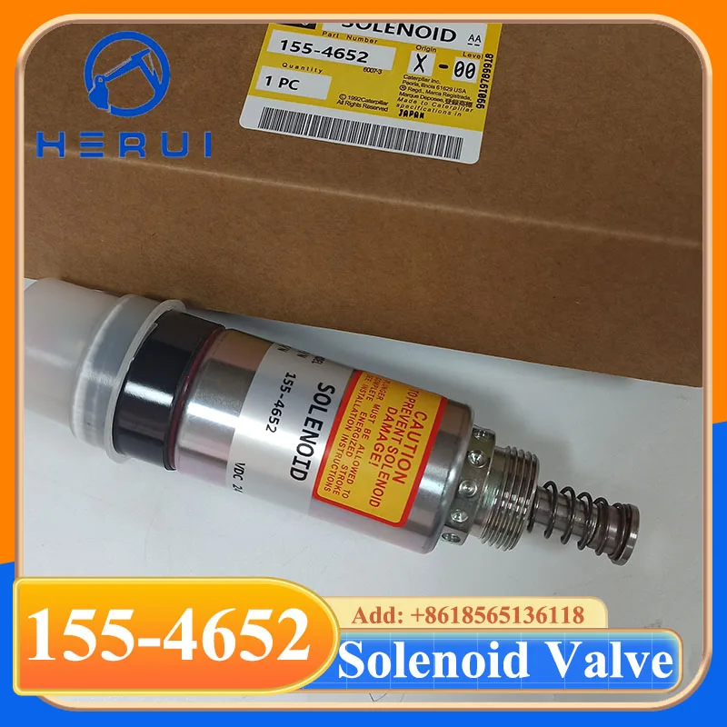 For-Caterpillar-E320B-E325B-E322B-E325C-Flameout-Solenoid-Valve12V-24V ...