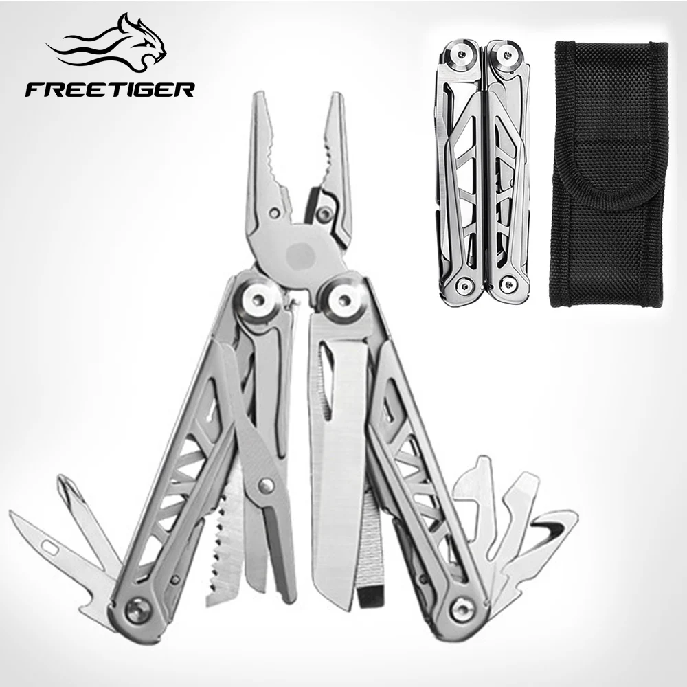 FREETIGER-17-In-1-Multifunction-Stainless-Steel-Multi-tool-Pliers-Folding-Pliers-with-Knife-Saw ...