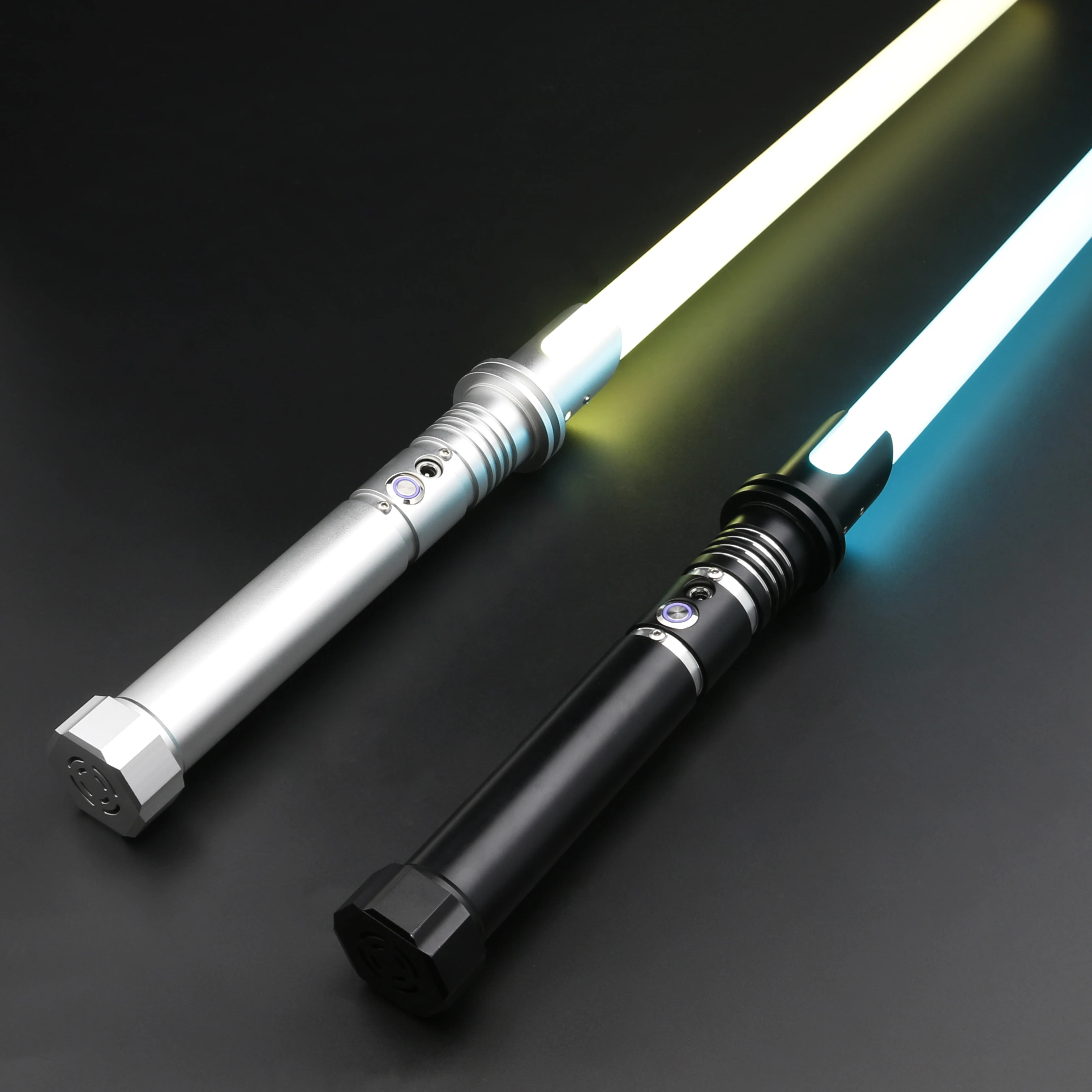 SaberFeast Smoothswing Lightsaber RGB Laser Sword Dueling 10 Soundfonts Metal Handle FOC Cosplay ...