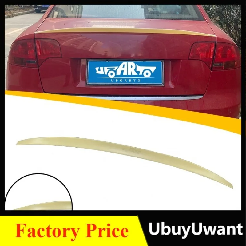 Excellent-Fitment-ABS-Plastic-Rear-Trunk-Lip-Spoiler-For-Audi-A4-B6-B7 ...
