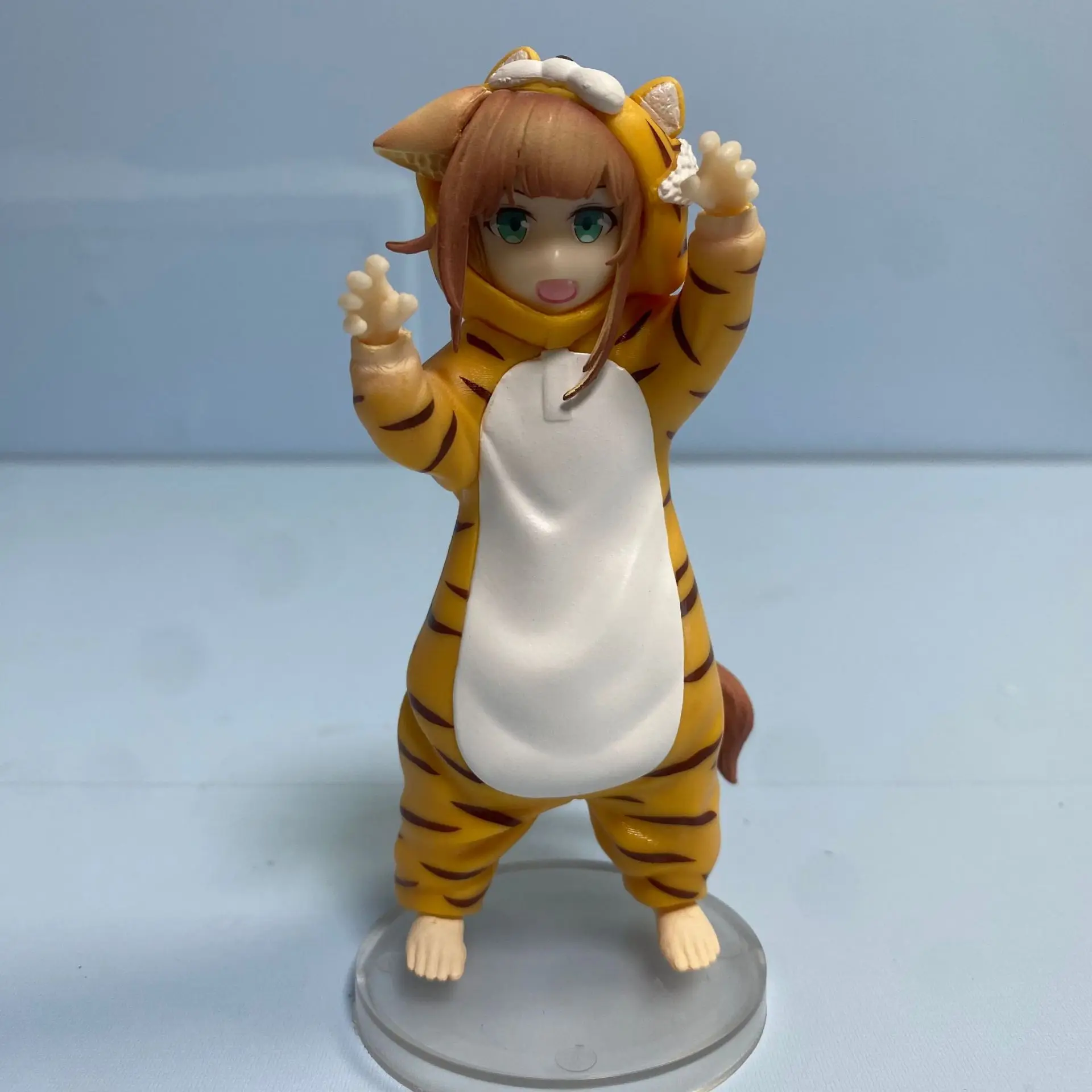 Hot-Anime-Girl-Figures-Standing-Cat-Ear-Tiger-Girl-Kawaii-Action-Figure ...
