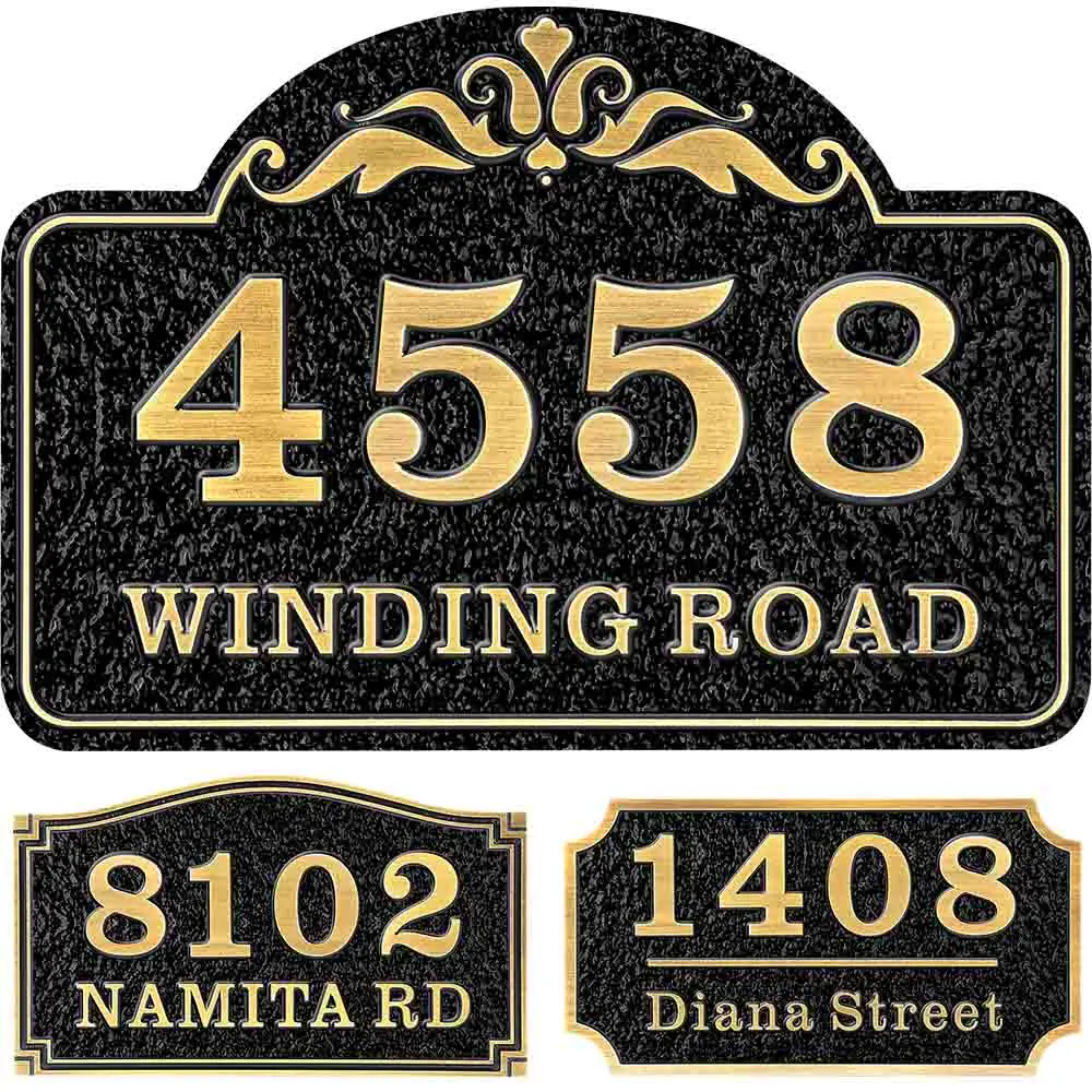 Personalized-Modern-House-Address-Plaque-Custom-House-Number-Sign ...