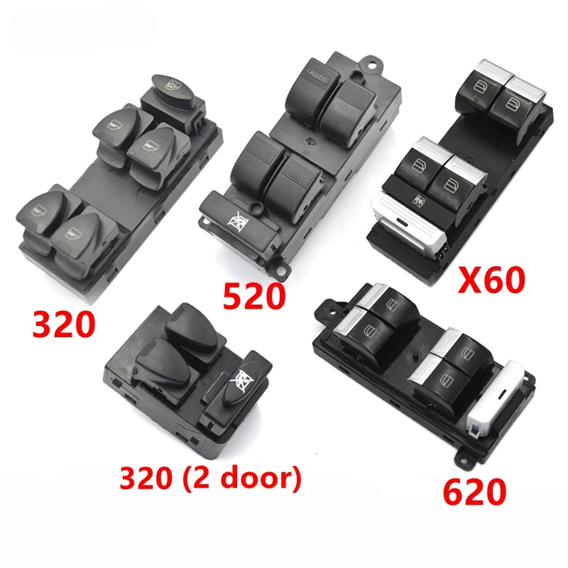 Car Interior Electric Window Glass Lifter Switch Button For Lifan 520 620 X60 320 Window Control ...