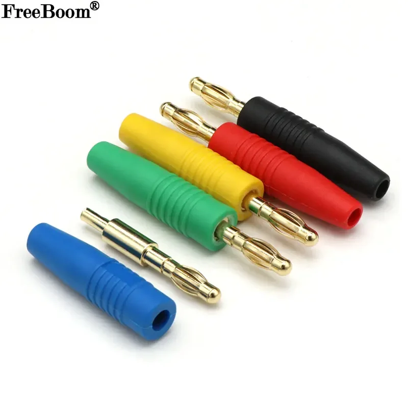 1-5Pcs-New-2mm-4mm-Plugs-Gold-Plated-Musical-Speaker-Cable-Wire-Pin ...