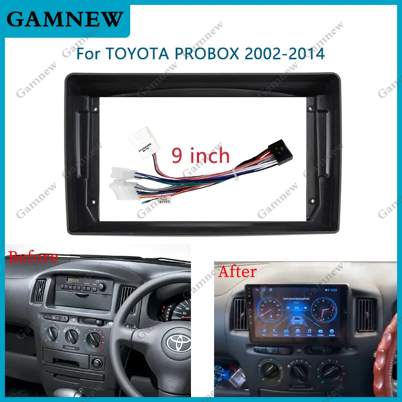 9-Inch-Car-Frame-Fascia-Adapter-Android-Radio-Dash-Fitting-Panel-Kit ...