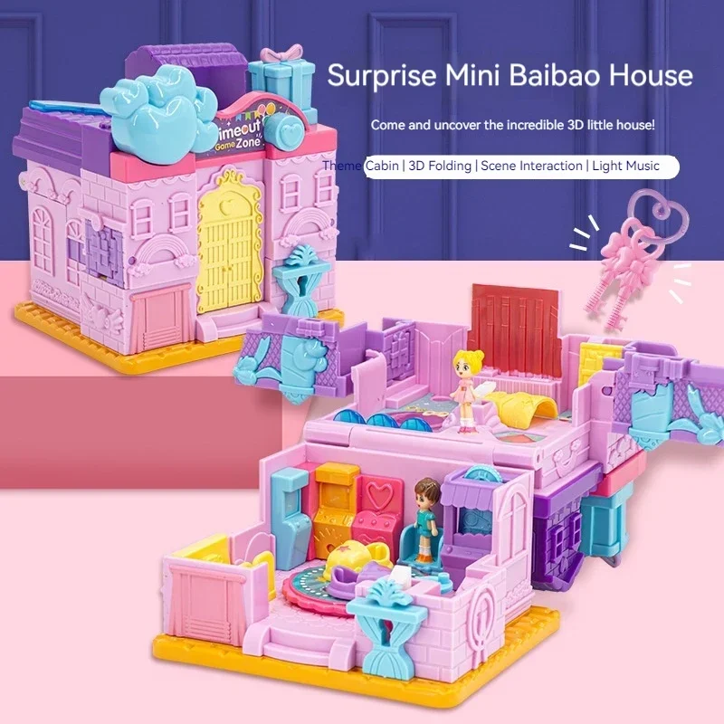 Play-House-Girl-Surprise-Ever-Changing-Mini-Princess-Villa-Simulate ...