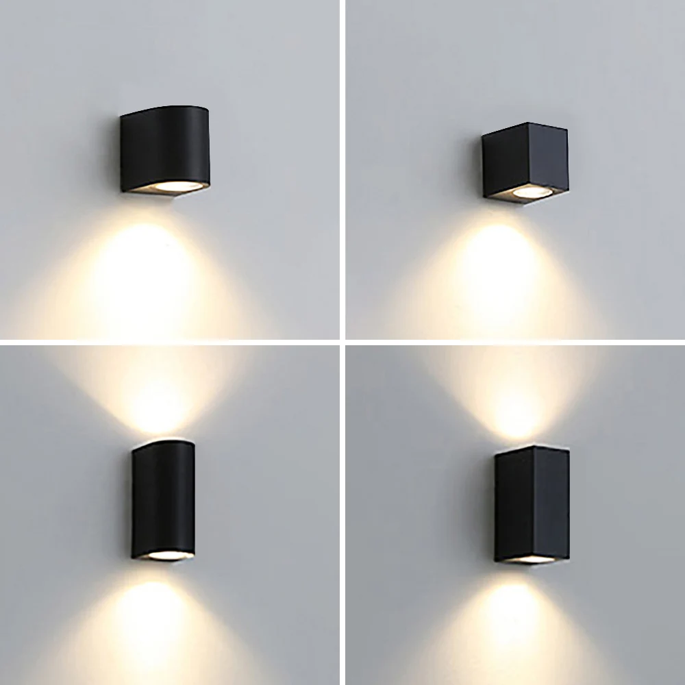 L-mpara-Led-de-pared-para-exteriores-impermeable-IP65-arriba-y-abajo ...