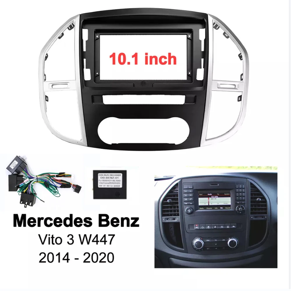 10 INCH Android Audio For Mercedes Benz W447 Vito 2014 2015 - 2021 ...