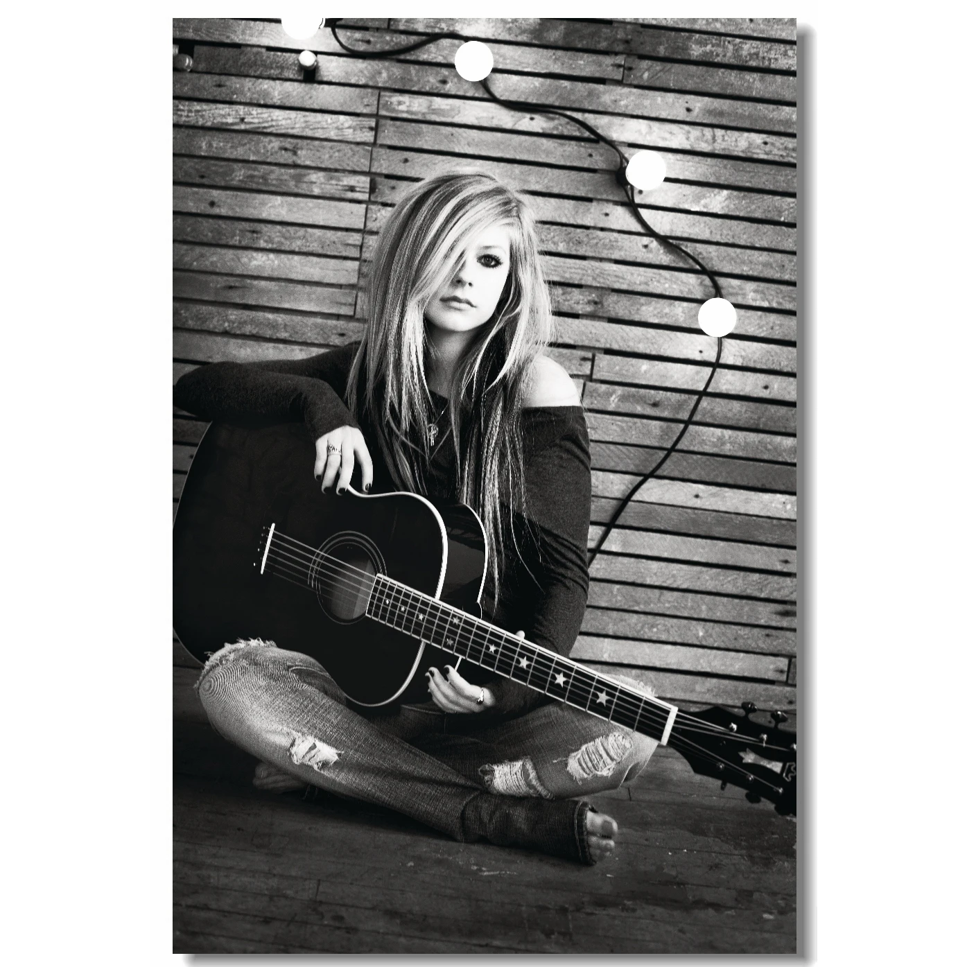 Avril Lavigne Wallpaper Black And White