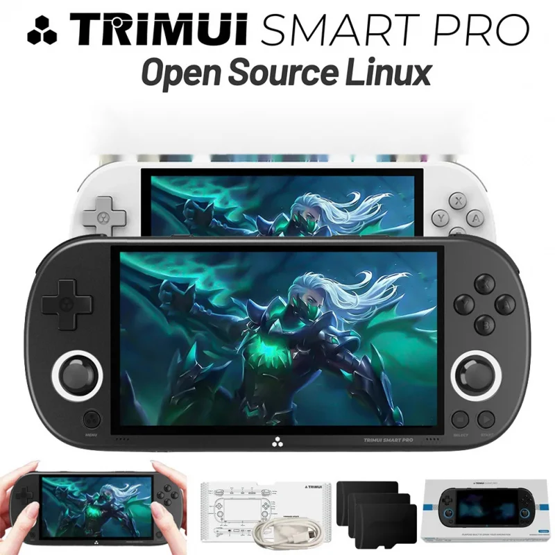 Trimui-Smart-Pro-Handheld-Game-Console-Retro-GBA-Arcade-PSP-4-96Inch ...