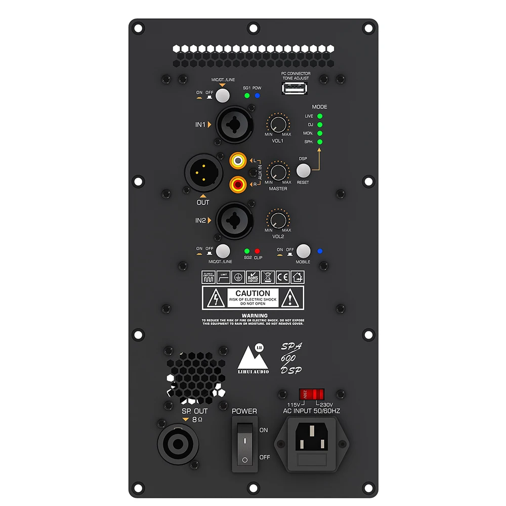 Lihui-Professional-Class-D-Subwoofer-Active-Speaker-Board-Built-in-DSP ...