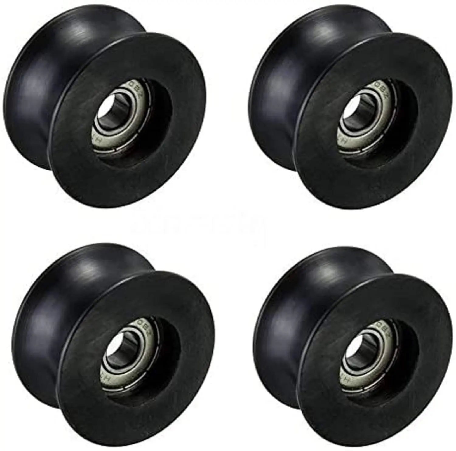 4pcs-U-type-groove-pulley-nylon-Guide-Pulley-Rolling-Bearing-U-Groove ...
