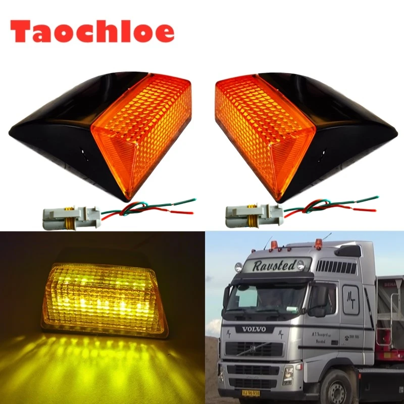 24v camión señal de giro esquina luz Led guardabarros indicador ...