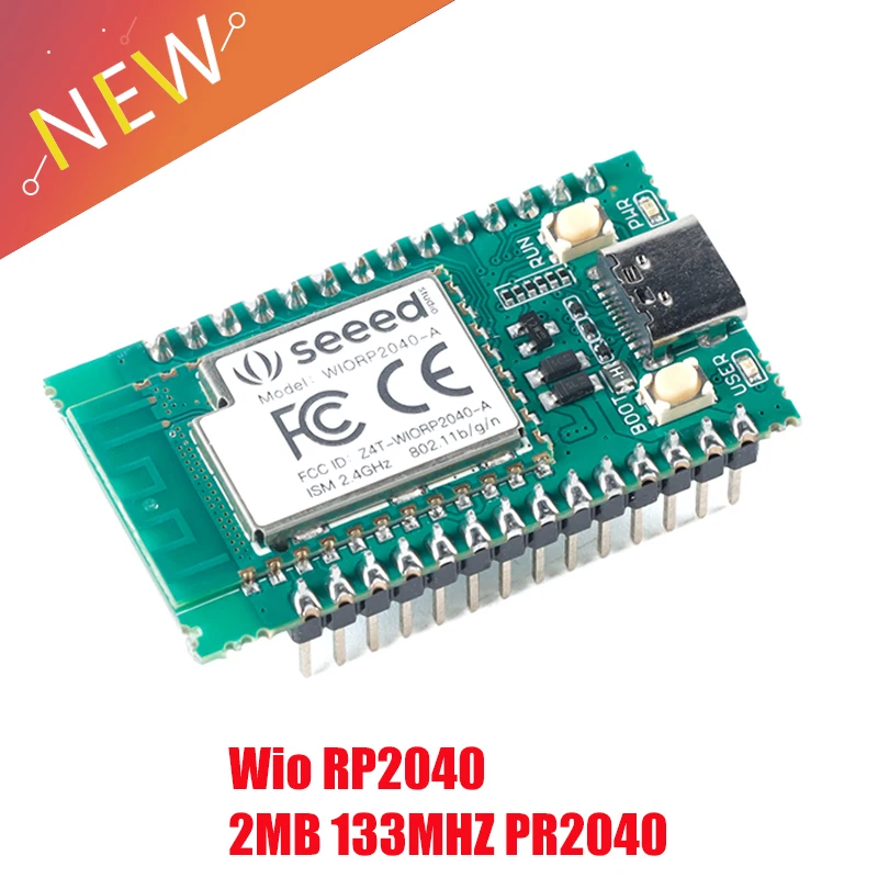 Mini Wio Rp2040 Development Demo Board Module Dual-core 2mb 133mhz ...