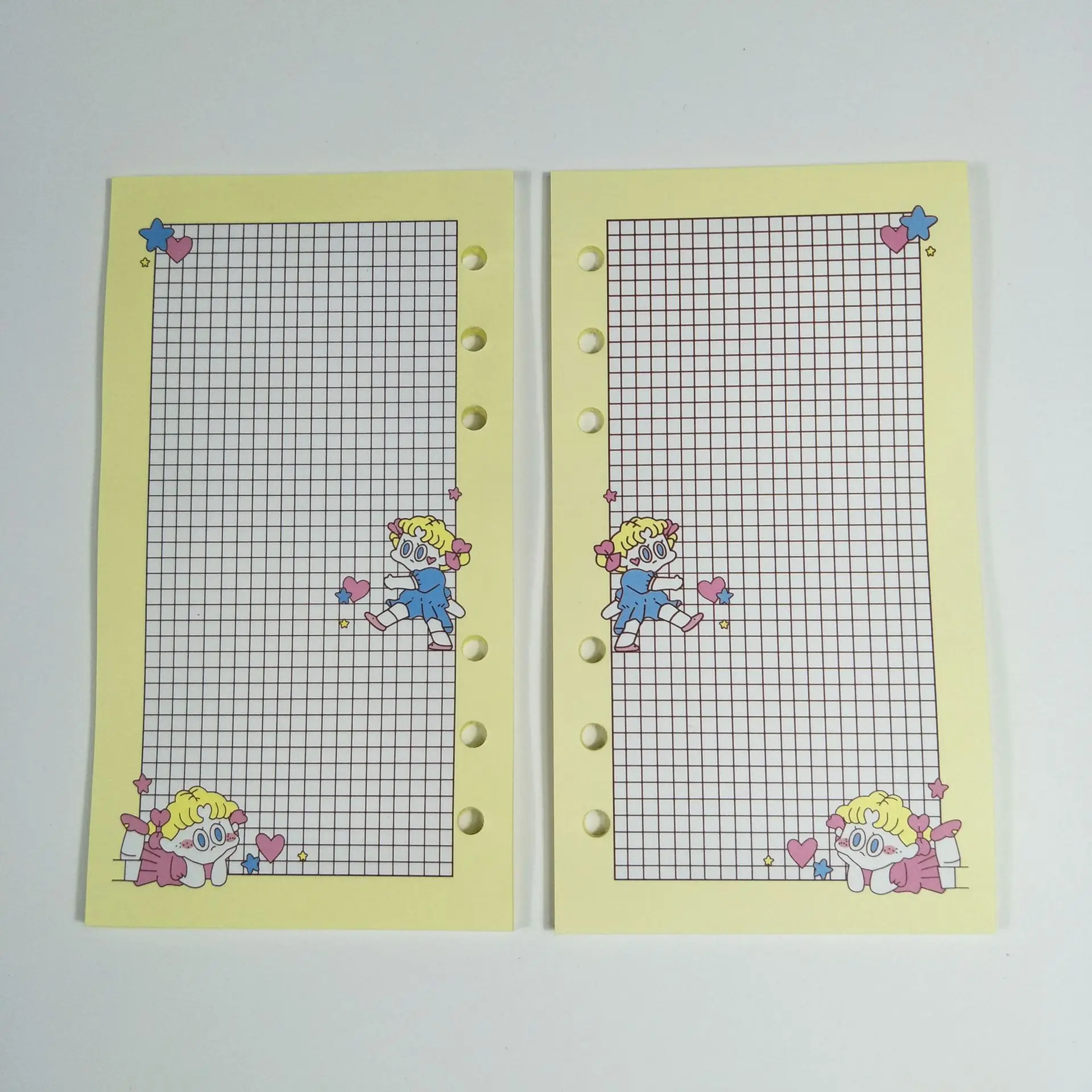 Feuillet mobile,Joli cahier à feuilles mobiles,recharge,reliure à ...